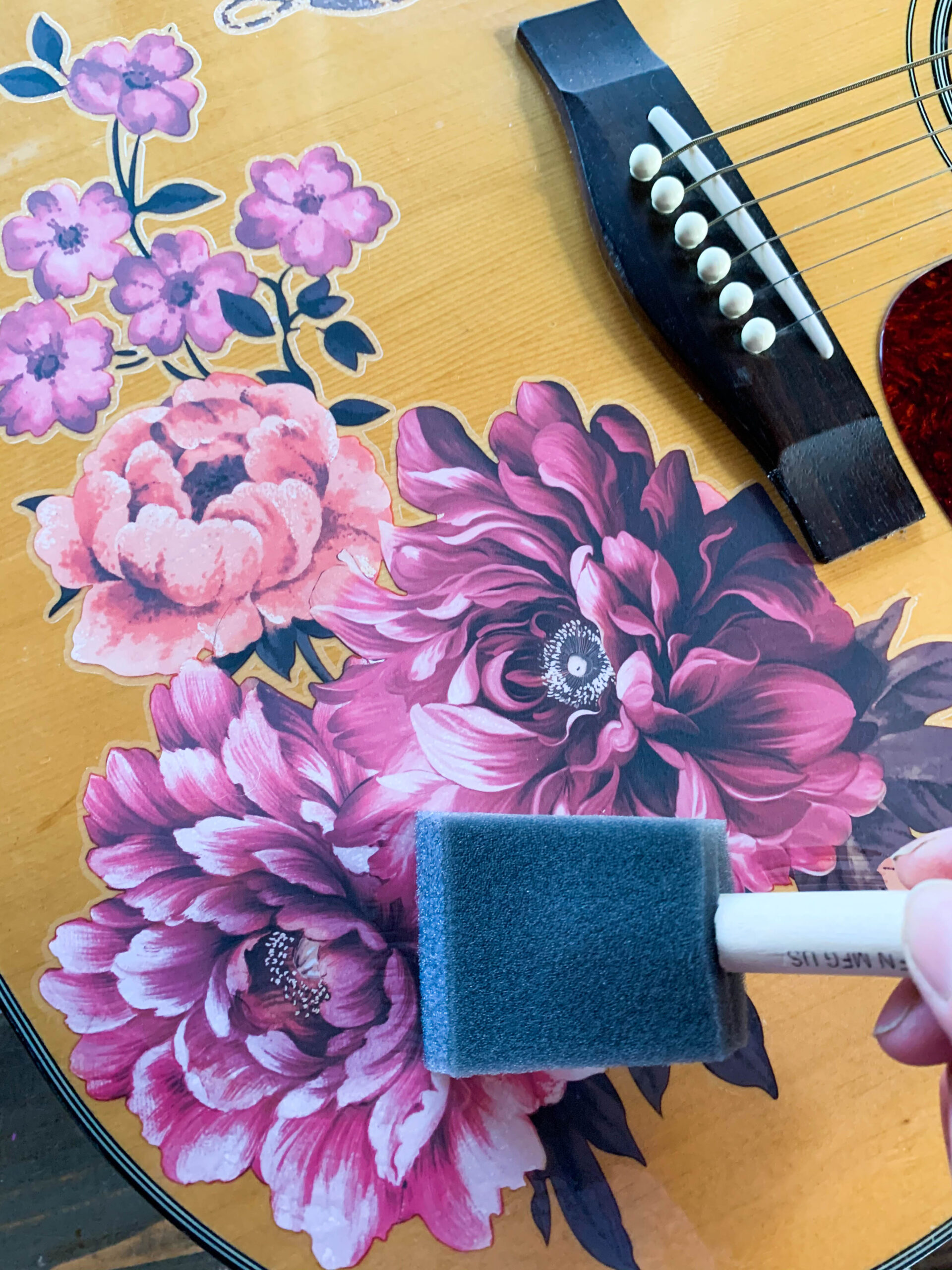 How to Refurbish an Old Guitar - Stephanie's Farmhouse