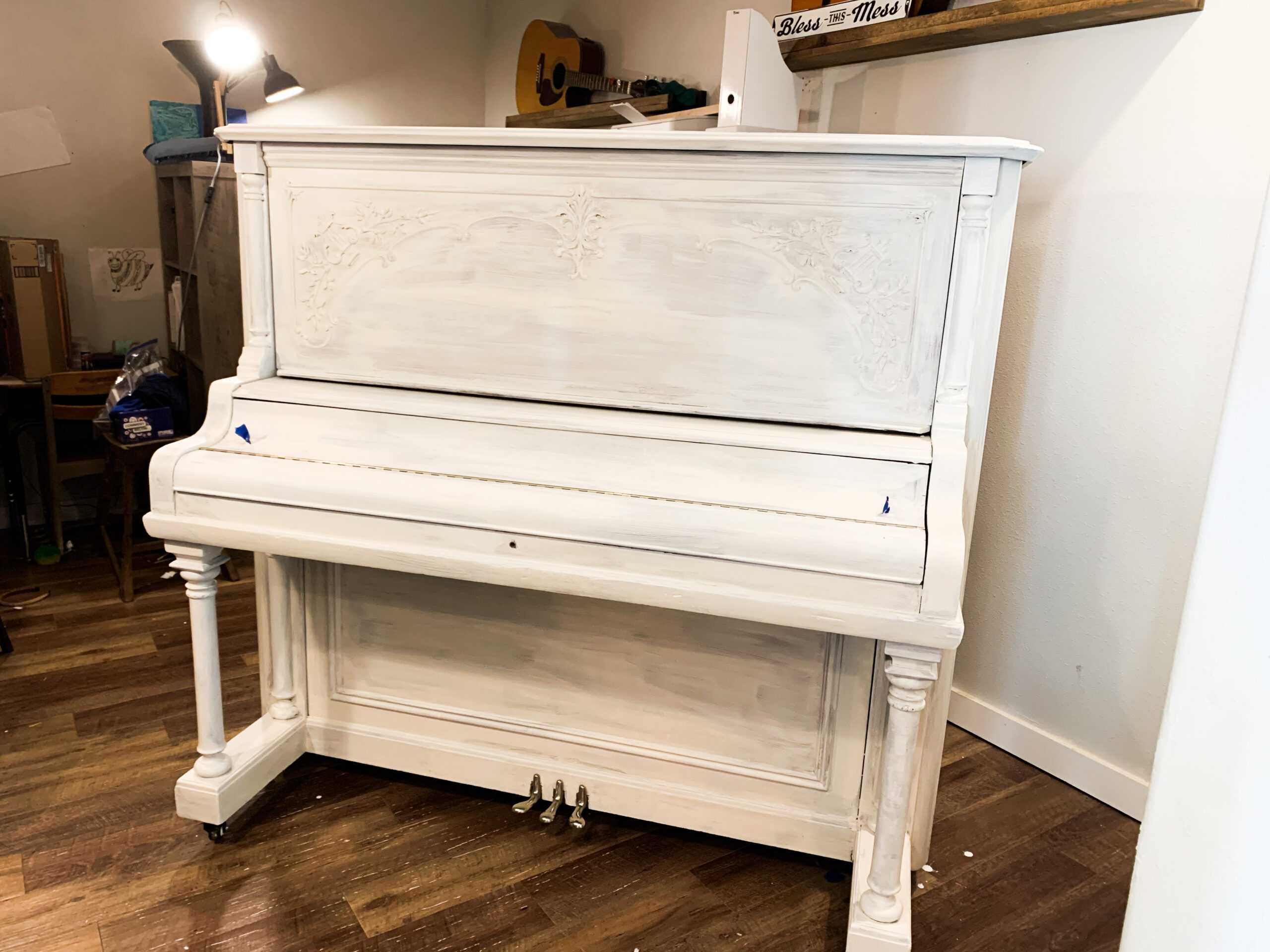 Easily Refurbish an Old Piano - Stephanie's Farmhouse